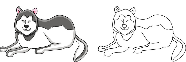 Husky Cartoon Vector Images (over 5,700)