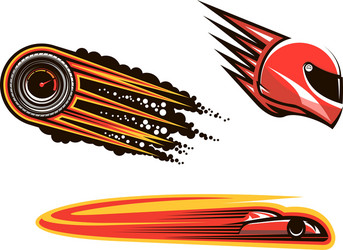 Speed racing logo Royalty Free Vector Image - VectorStock
