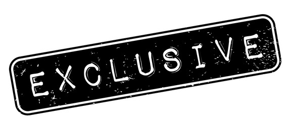 Exclusive rubber stamp Royalty Free Vector Image