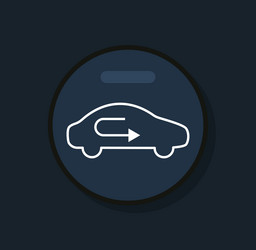 Car climate control with air condition button Vector Image