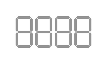 Digital price tag template numbers Royalty Free Vector Image