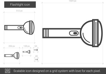 Flashlight Drawing Outline Vector Images (over 300)