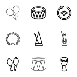 Rhythm icons Royalty Free Vector Image - VectorStock