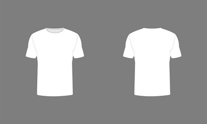 Round Neck T-Shirt Template Vector Images (over 630)