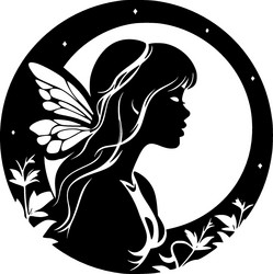 Magic - minimalist and flat logo Royalty Free Vector Image