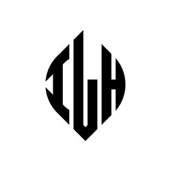Ilh logo letter design Royalty Free Vector Image