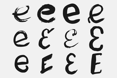 Cursive E Vector Images (over 140)