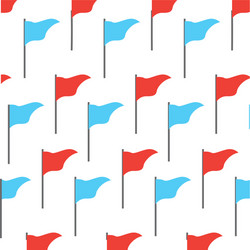 Flags direction position location background Vector Image