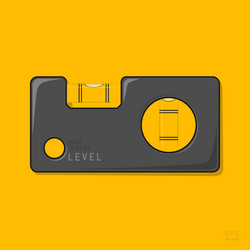 Mini level pocket bubble building Royalty Free Vector Image