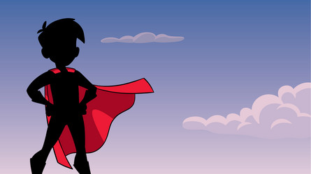Super boy isolated Royalty Free Vector Image - VectorStock