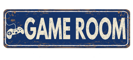 Retro gaming flyer template with vintage game Vector Image