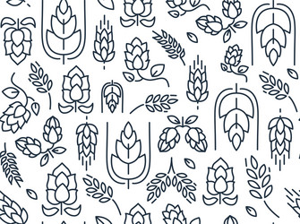 Hop pattern Royalty Free Vector Image - VectorStock