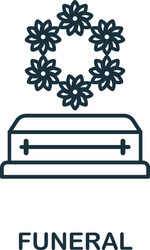 Coffin Outline Casket Vector Images (over 1,600)