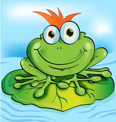 Rasta frog cartoon Royalty Free Vector Image - VectorStock