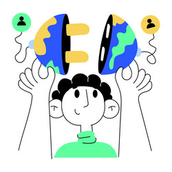 Make connection Royalty Free Vector Image - VectorStock