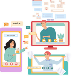 Virtual Team Meeting Vector Images (over 4,300)