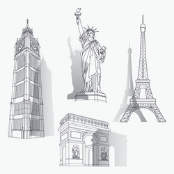 Famous Landmarks Vector Images (over 72,000)