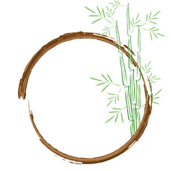 Bamboo Frame Circle Vector Images (over 140)