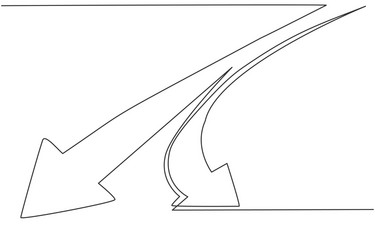 Continuous one single line drawing road concept Vector Image