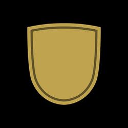 Shield hammer icon logo Royalty Free Vector Image