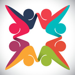 Unity people Royalty Free Vector Image - VectorStock