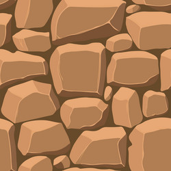 Cartoon game texture rocks dirt and ground Vector Image