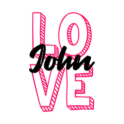 John Name Vector Images (over 100)