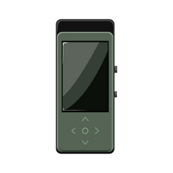 Sound hifi mp3 player cartoon Royalty Free Vector Image