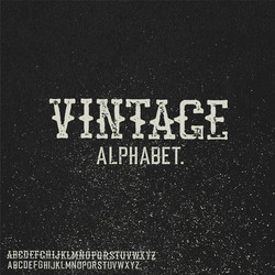 Old Rubber Stamp Font Vector Images (over 230)