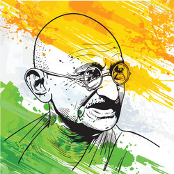 Gandhi Walking Vector Images (12)