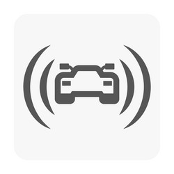 Heated car seat icon warmer symbol stock Vector Image