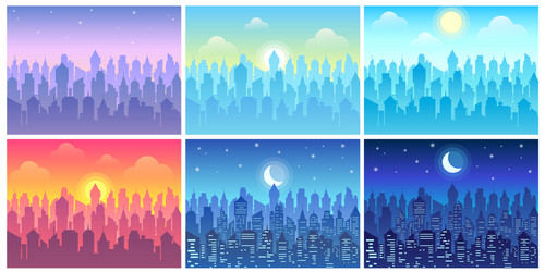 Night Time Vector Images (over 25,000)
