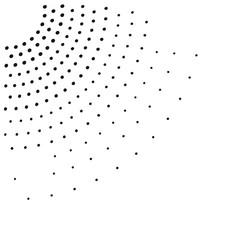 Dotted swirl pattern Royalty Free Vector Image