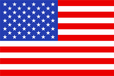 Flag rectangular shape Royalty Free Vector Image