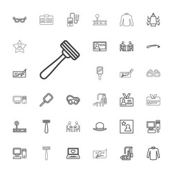 Personal icons Royalty Free Vector Image - VectorStock