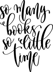 Read more books - hand lettering inscription text Vector Image