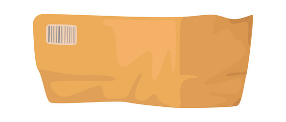 Damaged and broken cardboard box flat icon paper Vector Image