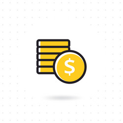 Flat money Royalty Free Vector Image - VectorStock
