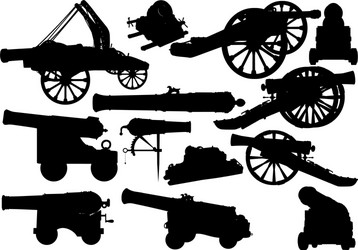 Artillery Cannon Vector Images (over 7,300)