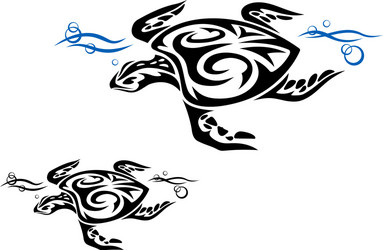 Tribal Sea Turtle Design