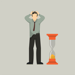 Time limited people Royalty Free Vector Image - VectorStock