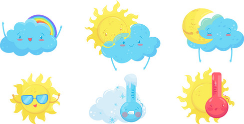 Weather Vocabulary Vector Images (66)
