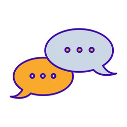 Positive feedback feedback icon with black Vector Image