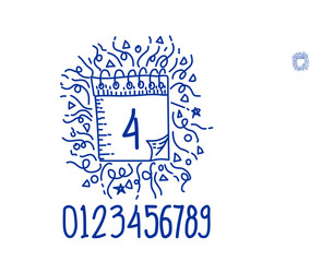 Hello wednesday hand written lettering Royalty Free Vector