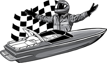 Race Boat Clip Art