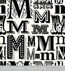 Vintage sketched alphabet set 1 Royalty Free Vector Image
