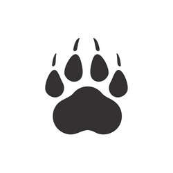 Dog and cat paws with sharp claws cute animal Vector Image