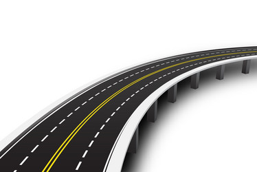 Modern roads and transport top view Royalty Free Vector