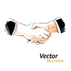 Shakehand Royalty Free Vector Image - VectorStock