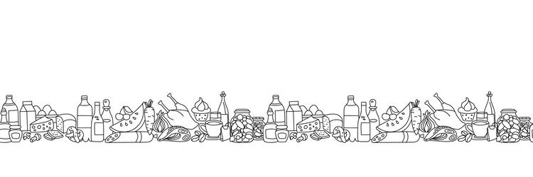 Borders for Grocery Store Vector Images (over 150)